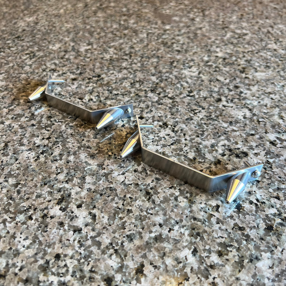 Boba Fett Aluminum Toe Spikes for Boots - MachineCraft Replicas